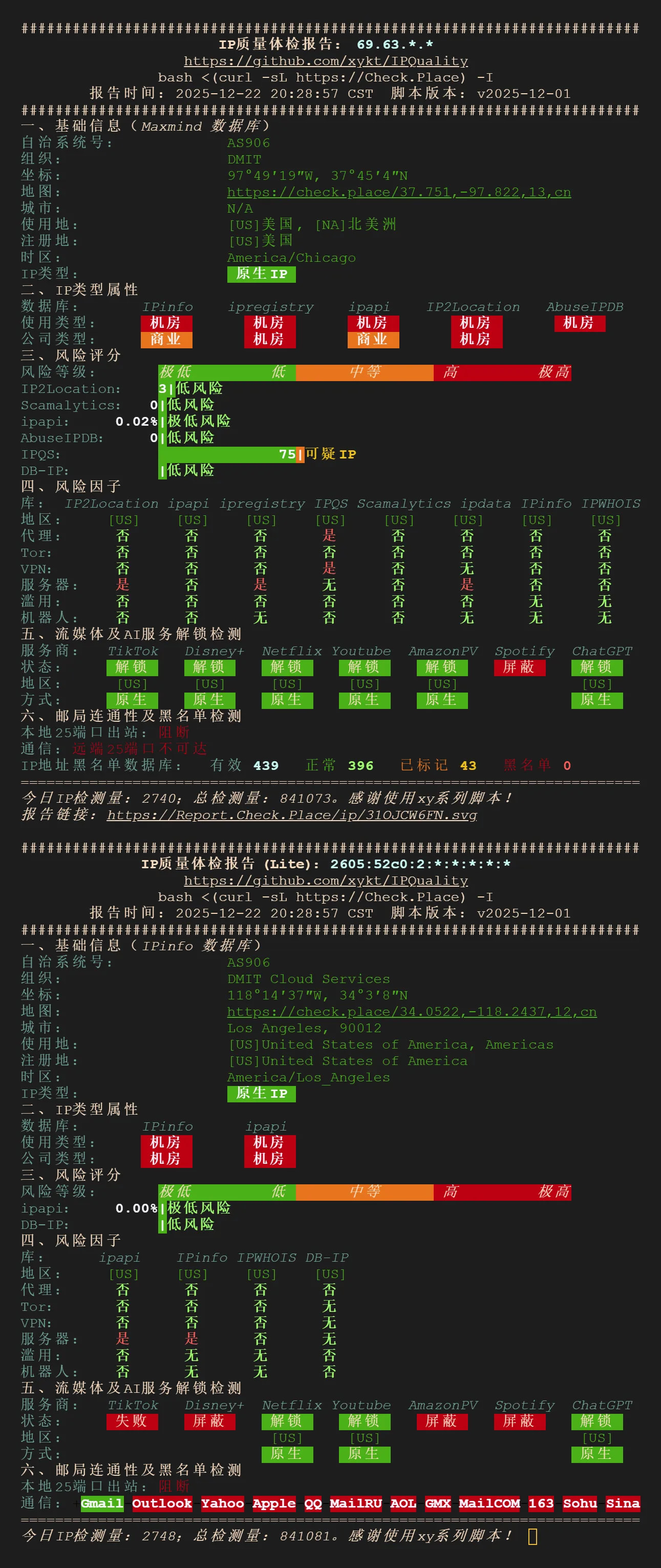 [评测留档] DMIT.LAX.Pro.WEE 40刀/年 - 服务器 - RyanVan's Blog